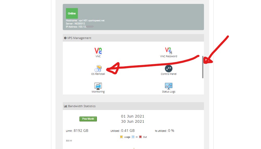 การลง VPS ใหม่เอง - คลังความรู้ - VPS HiSpeed